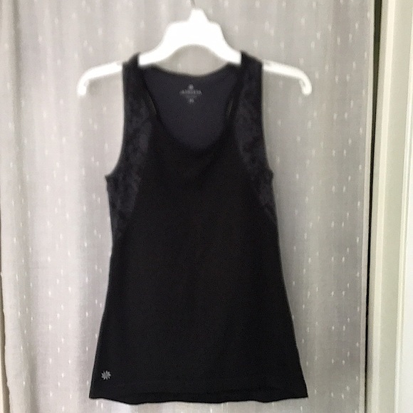 Athleta | Tops | Athleta Racerback Core Tank Damask Floral Print | Poshmark